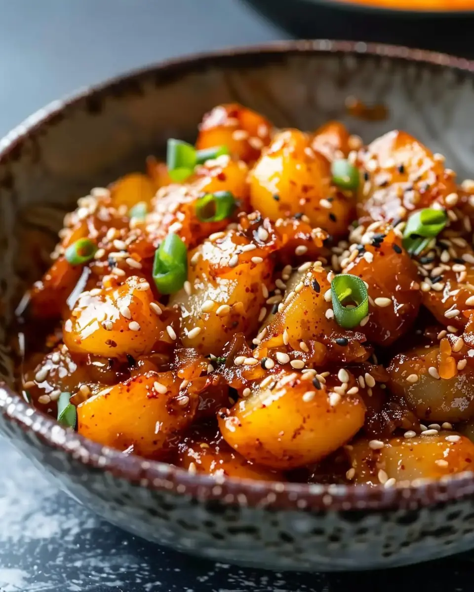 Crispy Korean Potato Dish