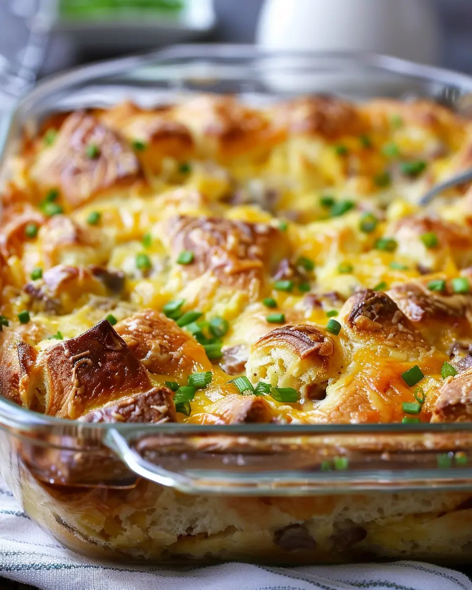 Crescent Roll Breakfast Casserole