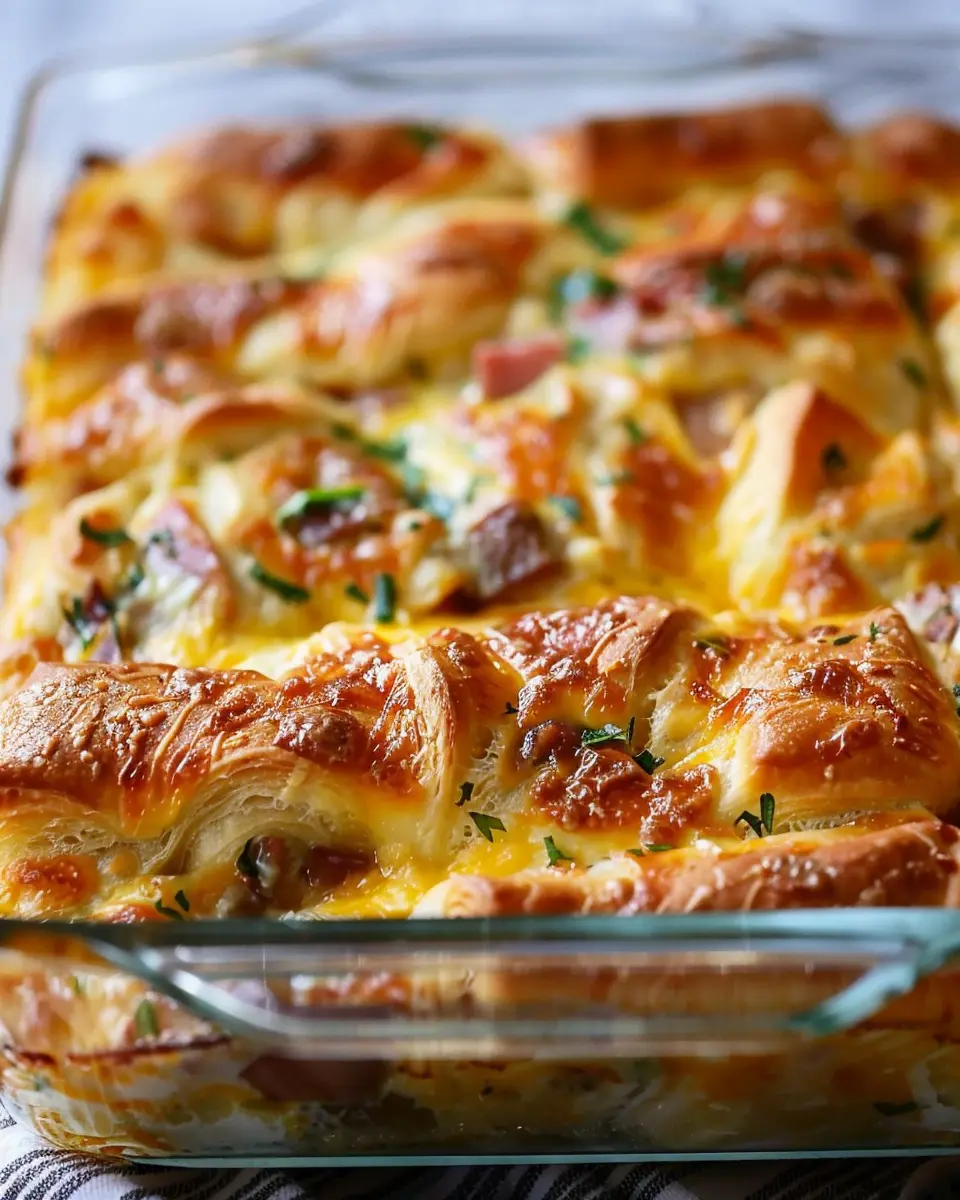 Crescent Roll Breakfast Casserole